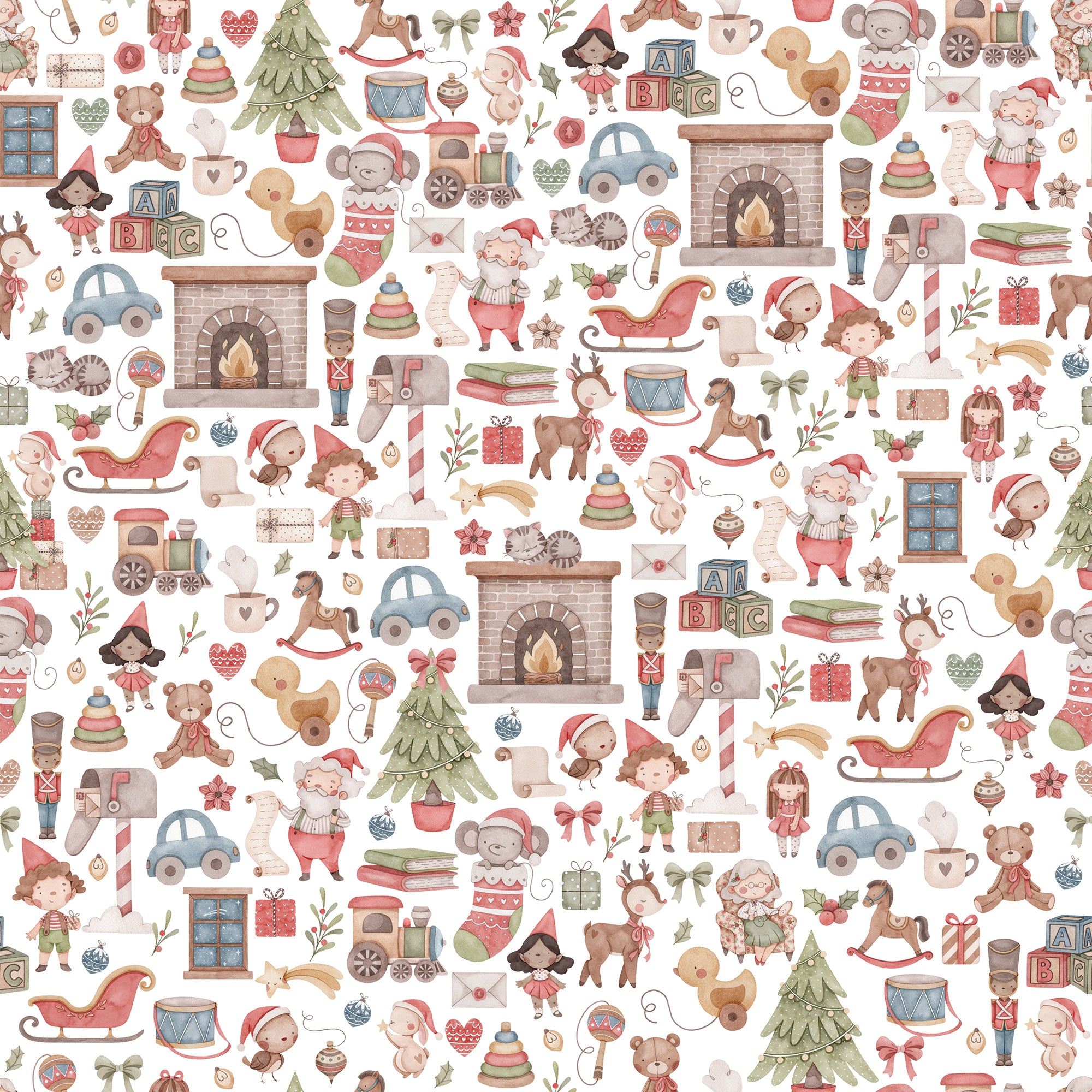 Vintage Christmas Wrapping Paper