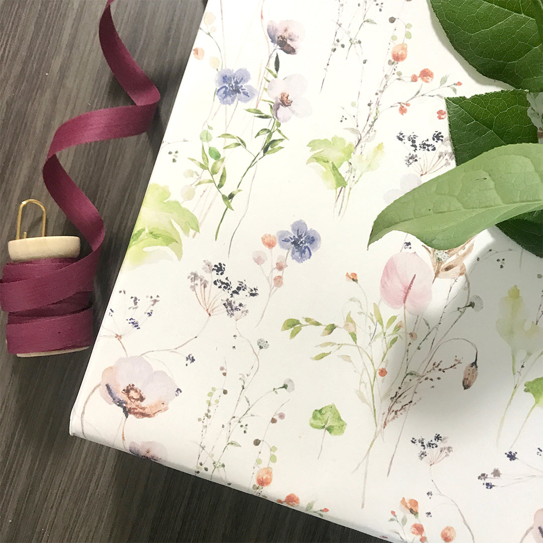 Cute Wrapping Paper Floral Wrapping Paper | Waterleaf Paper - Waterleaf ...